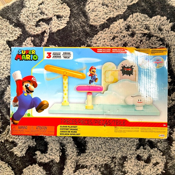 Nintendo | Toys | World Of Nintendo Super Mario Cloud Playset New ...